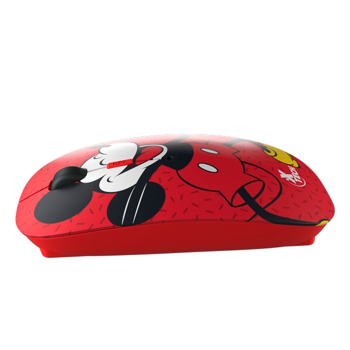 Mouse XTECH Disney Mickey Mouse Inalambrico 1600 Dpi Rojo (Xtm-D340mk)